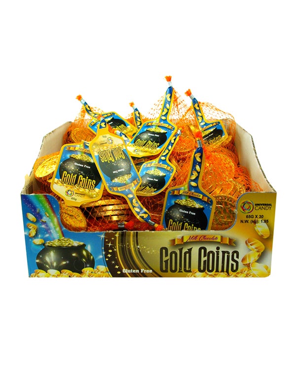 Milk Chocolate Gold Coins 50g | Scoops + Candy Lismore